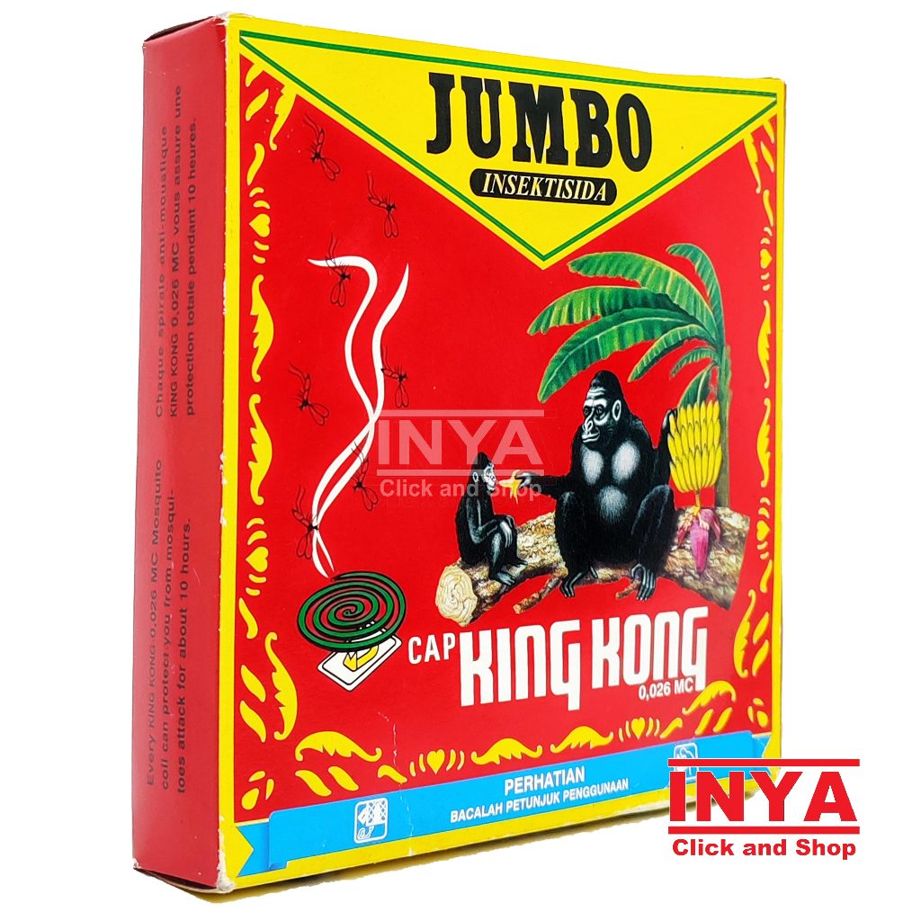 Jual OBAT NYAMUK BAKAR CAP KING KONG INSEKTISIDA JUMBO BOX 10pcs ...