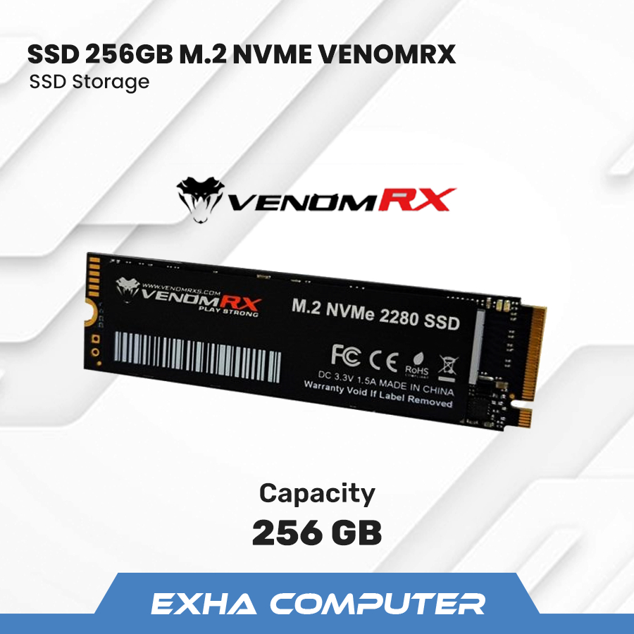 Jual SSD VenomRX Super 256GB 512GB NVME - PCIe Gen3x4 M.2 2280 Venom RX | Shopee Indonesia