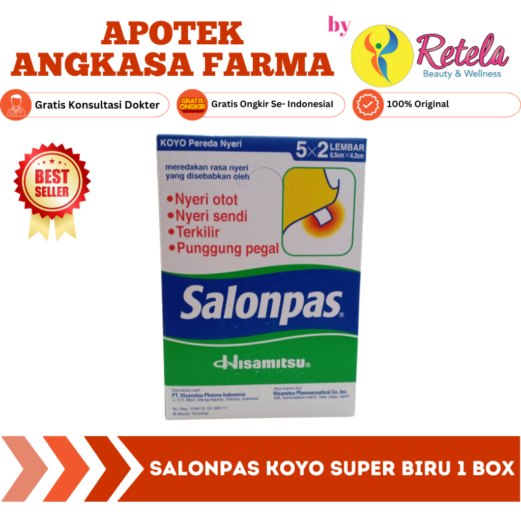 Jual SALONPAS KOYO SUPER BIRU 1 BOX | Shopee Indonesia