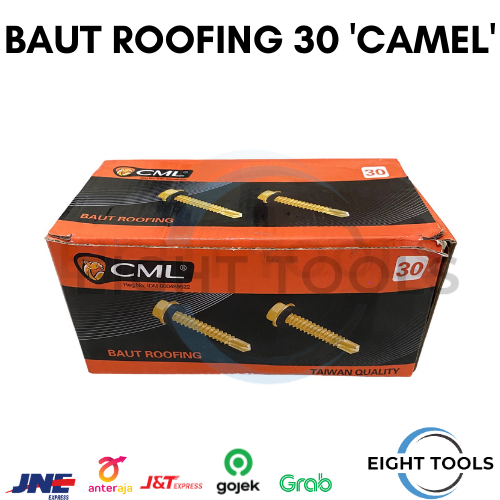 Jual Baut Roofing / Skrup Roofing "CAMEL" 30mm, 3cm (500 pcs) | Shopee ...
