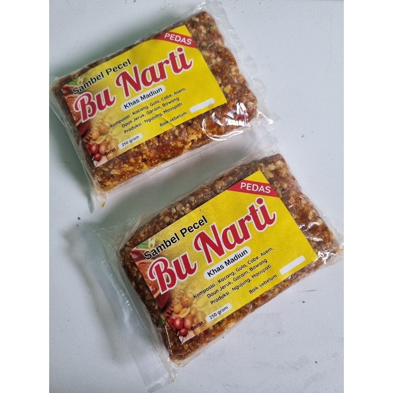 Jual Sambel Pecel Asli Madiun Daun Jeruk Bu Narti Enak Sedap Mantap | Shopee Indonesia