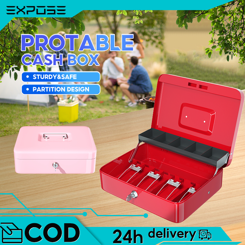 Jual Kotak Uang Cash Box Portable Money Safety Box Cash Box / Drawer ...