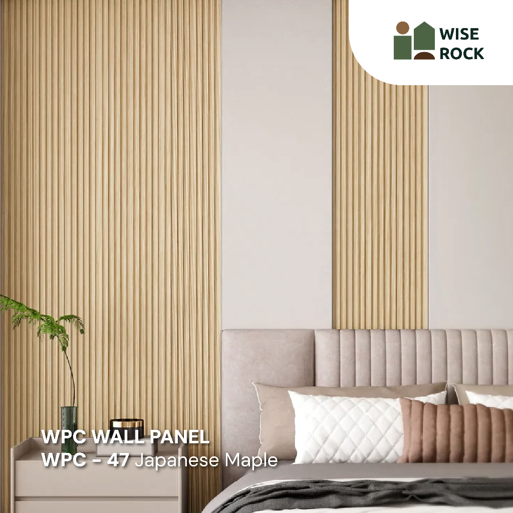 Jual Wise Rock WPC Wall Panel PVC - WPC 47 Japanese Maple | Shopee ...