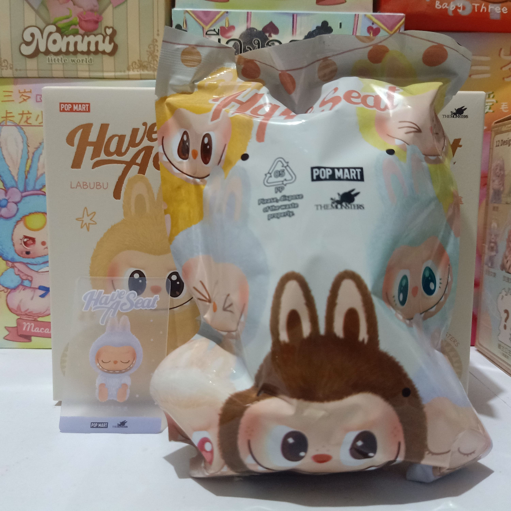 Jual [UNDER RETAIL ZIZI] LABUBU V2 HAVE A SEAT 100% ORI POPMART ...