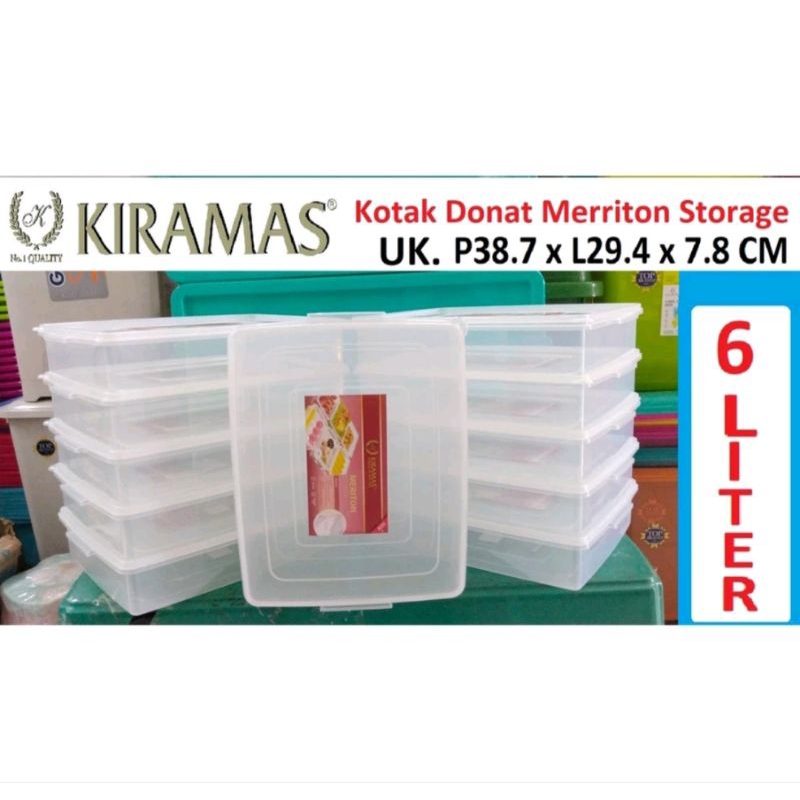 Jual Kontainer Roti Kiramas Meriton 6 liter | Shopee Indonesia