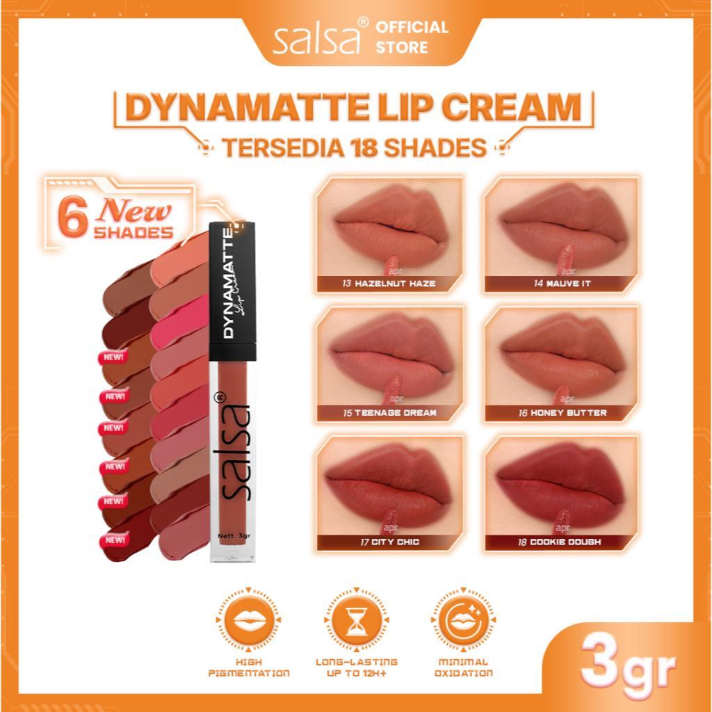 Jual SALSA Lip Cream Dynamatte Matte Lip Cream High Pigmentation ...