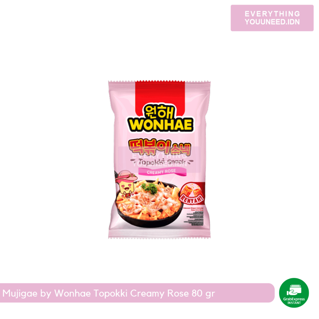 Jual Mujigae by Wonhae Topokki Creamy Rose 80 gr | Shopee Indonesia
