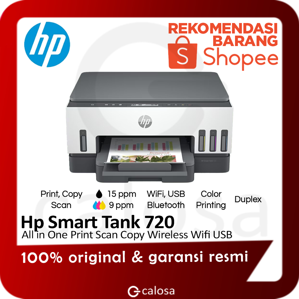 Jual Printer HP Smart Tank 720 All-in-One | Shopee Indonesia