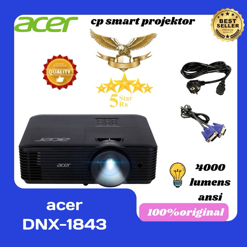 Jual INFOCUS PROJEKTOR ACER DNX1843 4000 lumens ansi original product ...