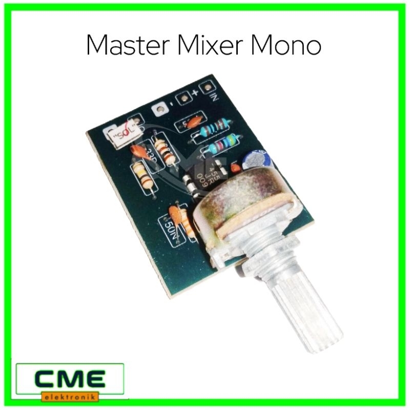 Jual Kit Master Mixer IC JRC4558 / 4558 / Mono 1 Potensio | Shopee ...