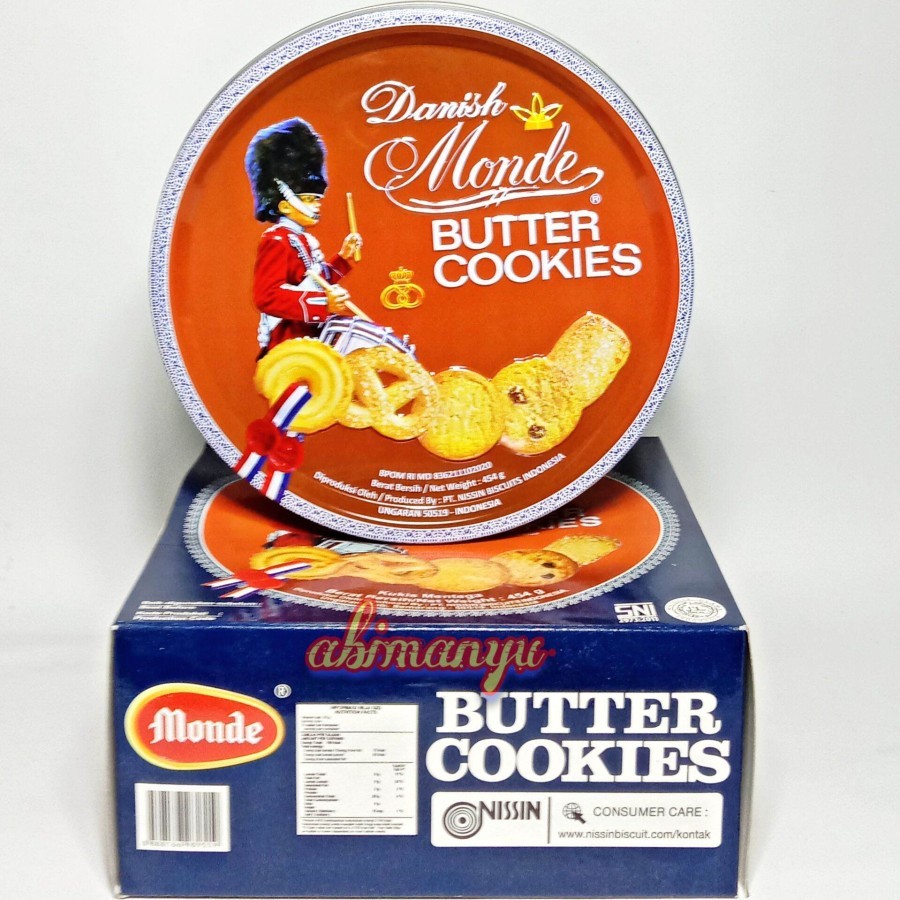 Jual Biskuit Monde Butter Cookies kaleng 454gr | Shopee Indonesia