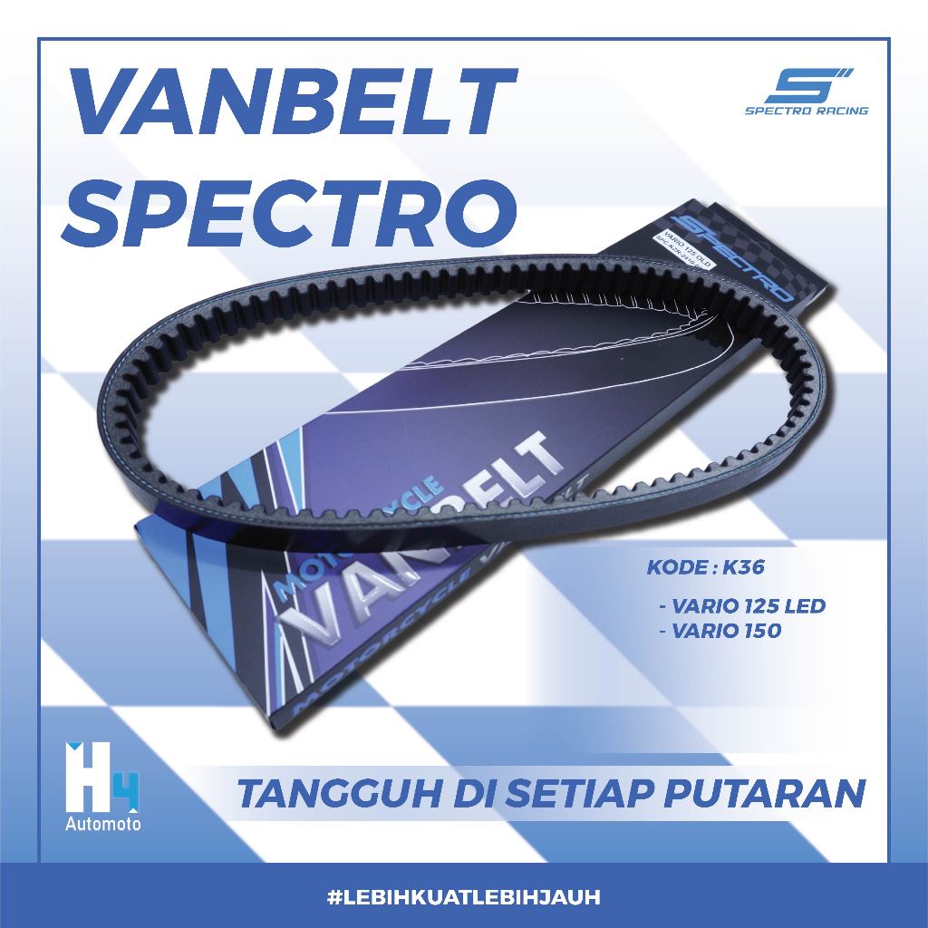 Jual Van Belt Spectro V Belt Vanbelt Vario 125 150 Vbelt Racing Spectro ...