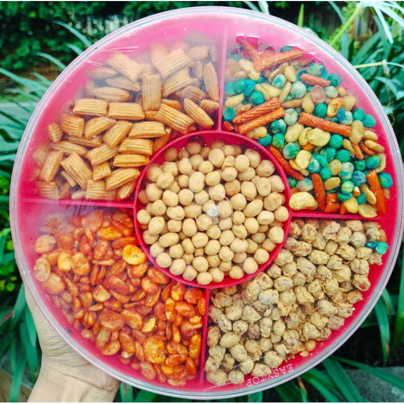 Jual Paket Kacang Mix Tray 5 Sekat Aneka Rasa | Shopee Indonesia