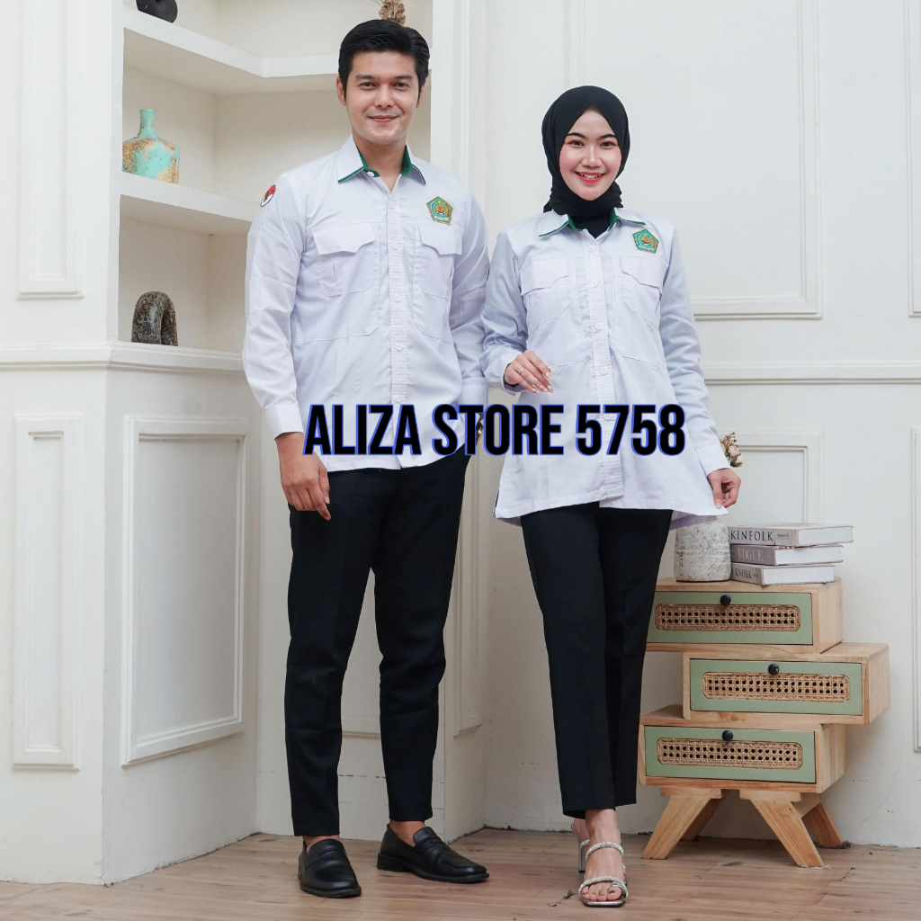 Jual SERAGAM DINAS KEMENAG terbaru 2024 BAJU PUTIH PDH KEMENTERIAN ...
