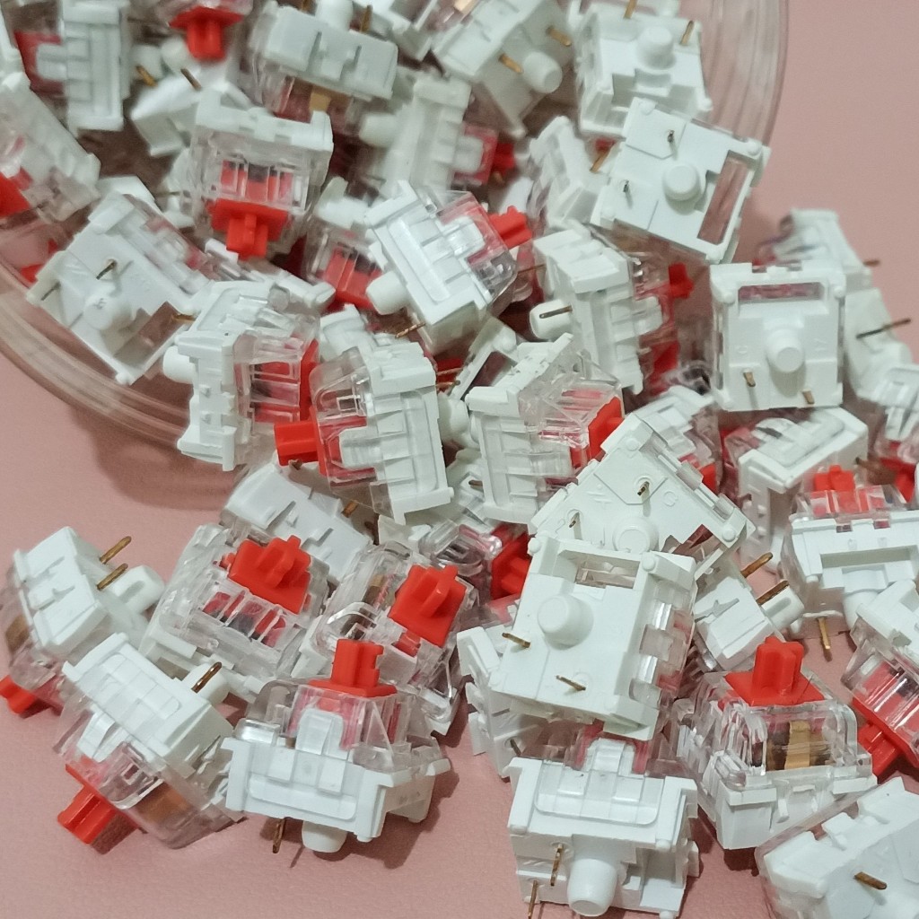 Jual Ajazz Red Linear Switch Mechanical Keyboard | Shopee Indonesia