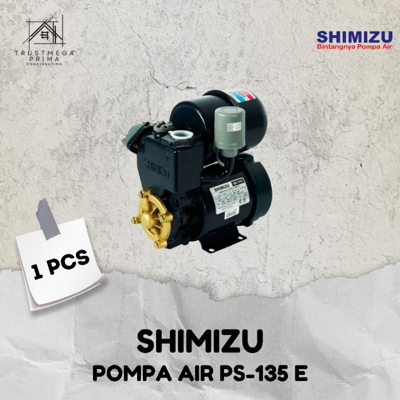Jual POMPA AIR SHIMIZU PS-135E POMPA LISTRIK OTOMATIS | Shopee Indonesia