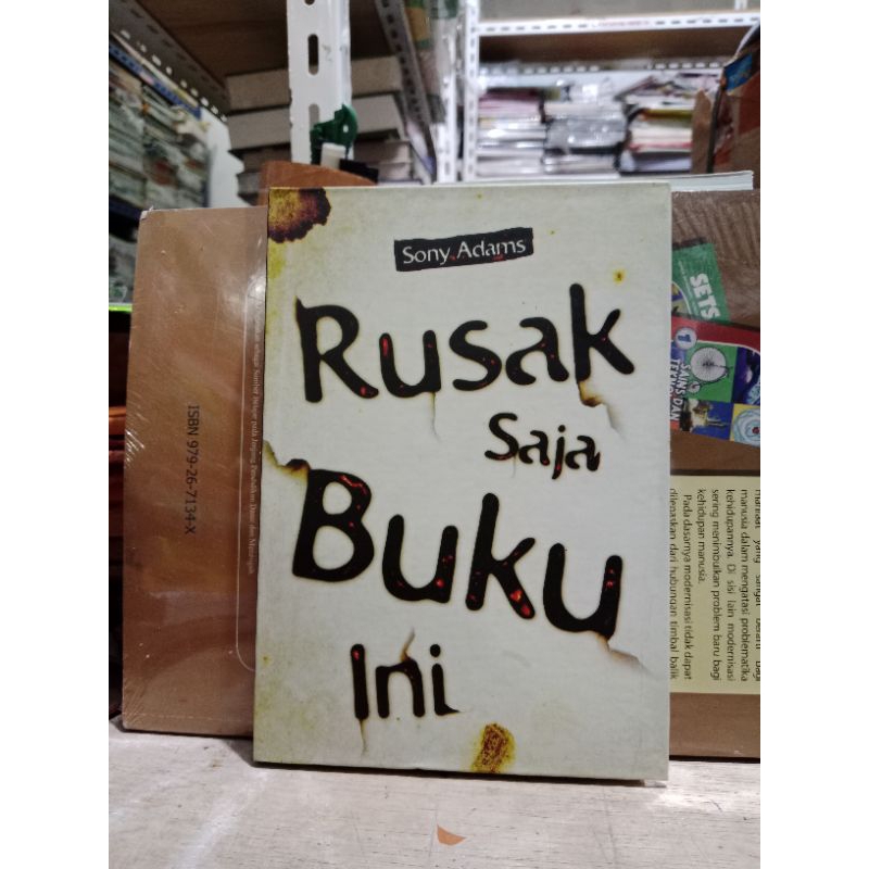 Jual BUKU RUSAK SAJA BUKU INI OLEH SONY ADAM | Shopee Indonesia