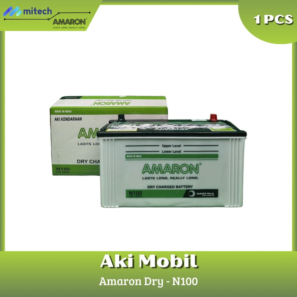 Jual Amaron Dry Aki Basah Toyota Dyna Rino N100 95E41R 12V / 100Ah | Shopee Indonesia
