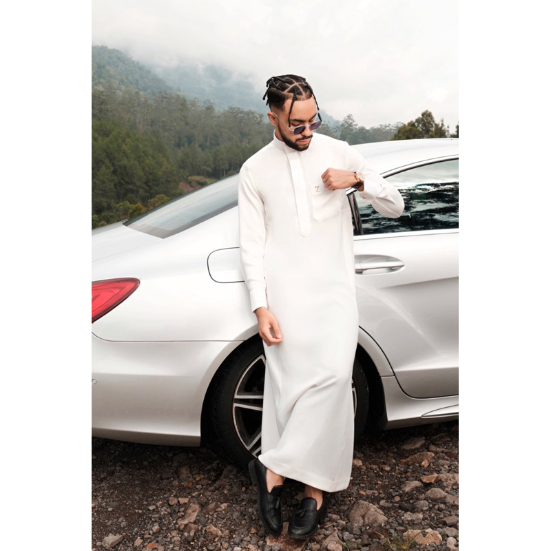 Jual Jubah Basic White by Zaafer Indonesia | Shopee Indonesia