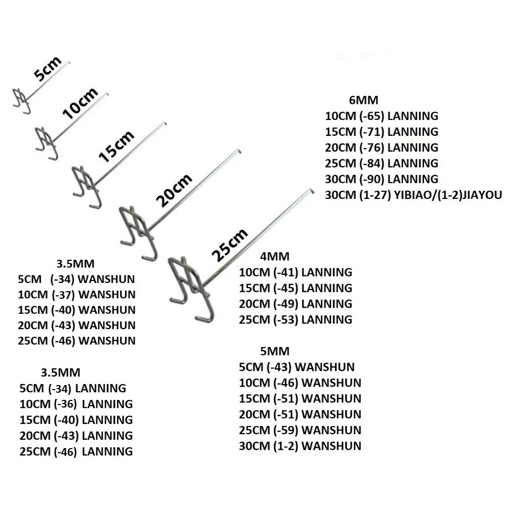 Jual HOOK Besi Cantolan Kawat Ram/ Hook Stainless 25cm 25 cm Tebal 4 ...