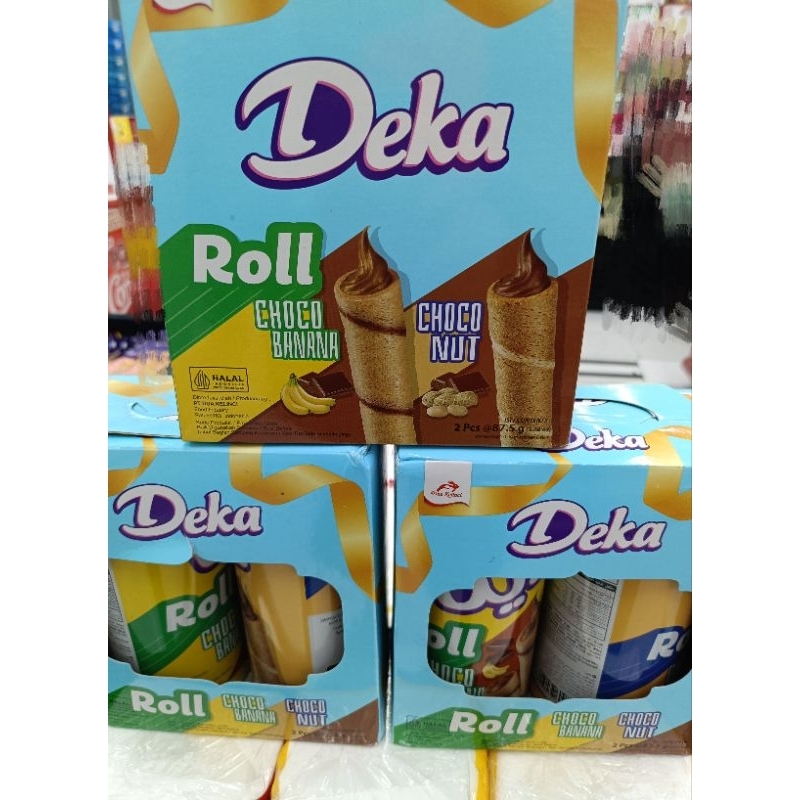 Jual DEKA WAFER ROLL 1BOX ISI 2 KALENG HAMPERS LEBARAN | Shopee Indonesia