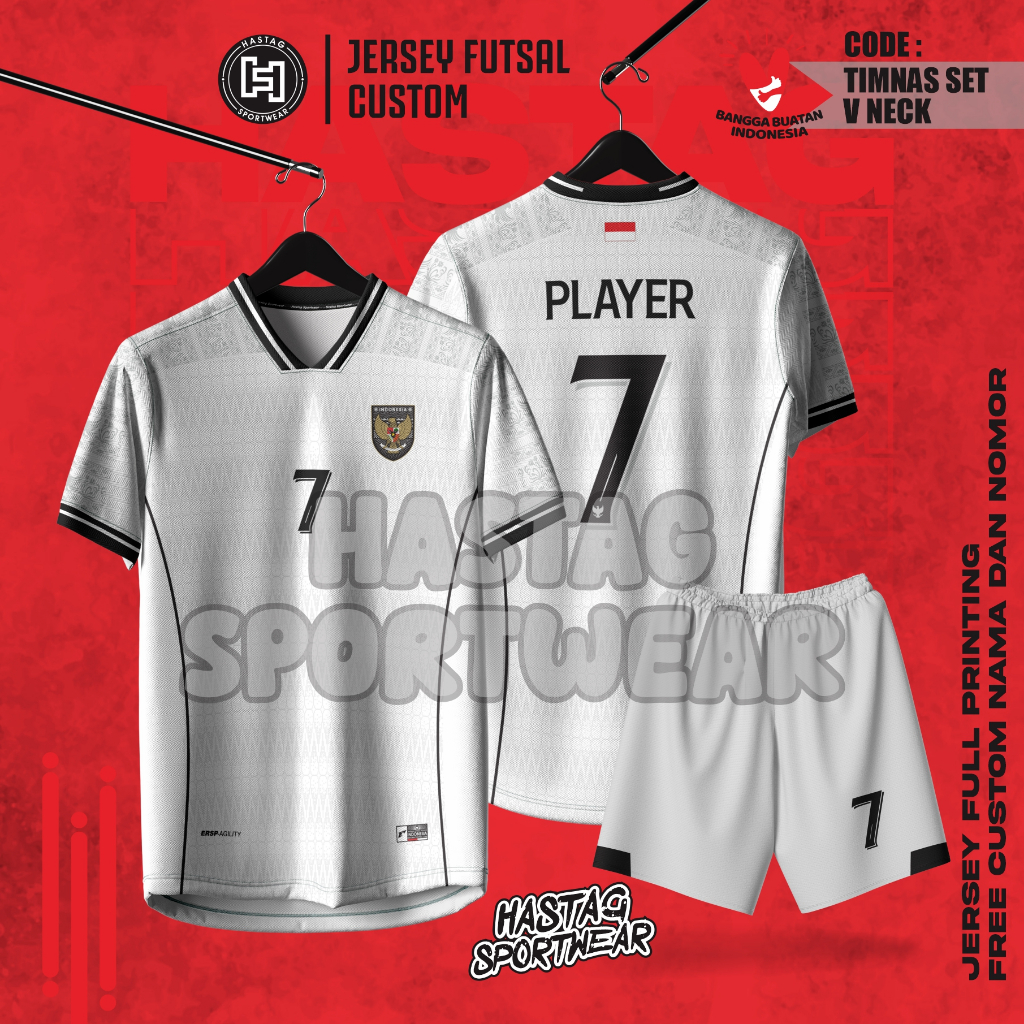 Jual (BISA COD) JERSEY BAJU TIMNAS INDONESIA 2025 AWAY PUTIH TERBARU ...