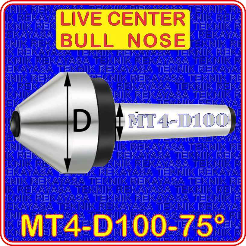 Jual MT4-D100 75° BULL NOSE CENTER / LIVE CENTER BULL NOSE / CENTER ...