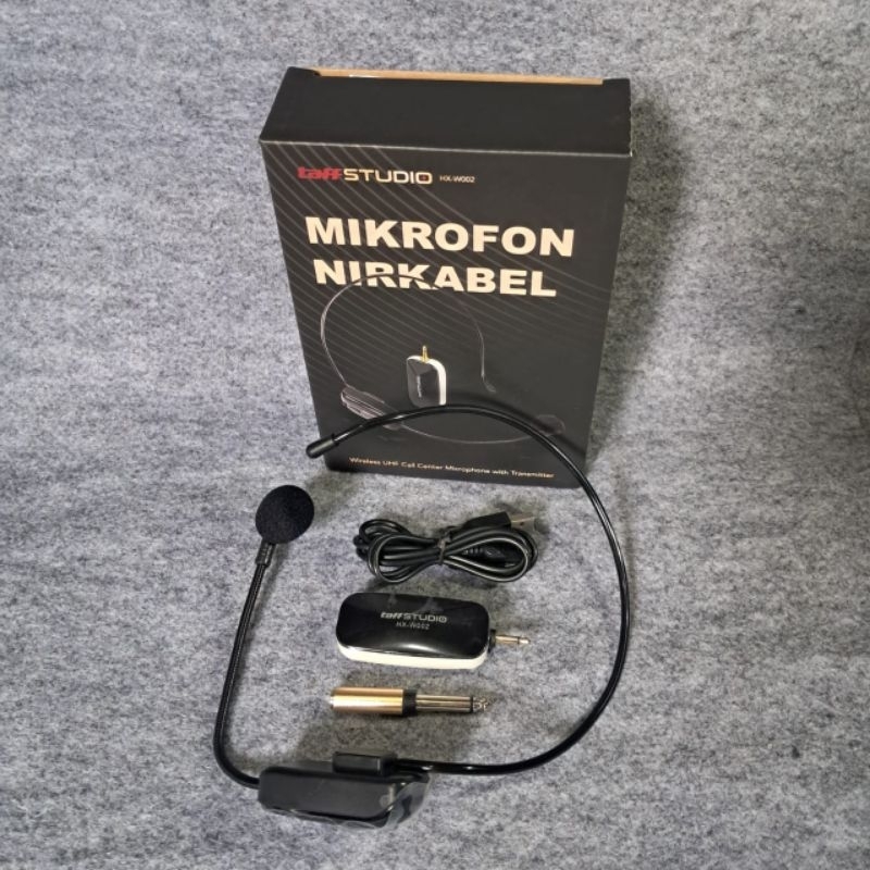 Jual Mic Wireless Bando Headset Microphone Imam Henset Bandu - HX W002 ...