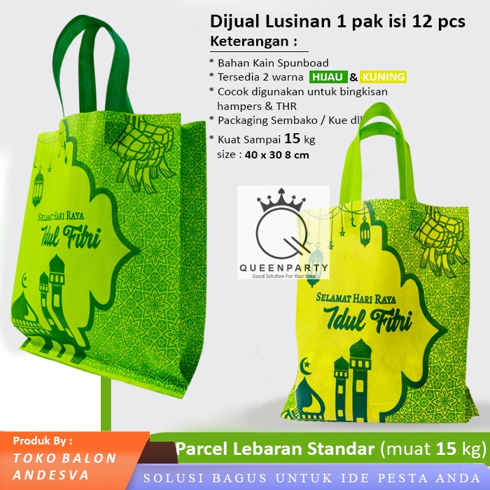 Jual Tas Parsel Idul Fitri Grosir / Goodie Bag Idul Fitri / Kantong ...