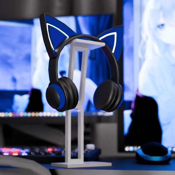 Jual Headset Stand Putih Estetik 22cm | Shopee Indonesia