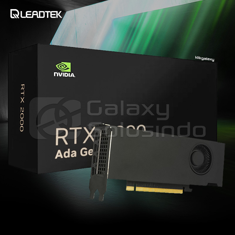 Jual LEADTEK Nvidia Quadro RTX 2000 ADA Generation 16GB GDDR6 With ECC ...