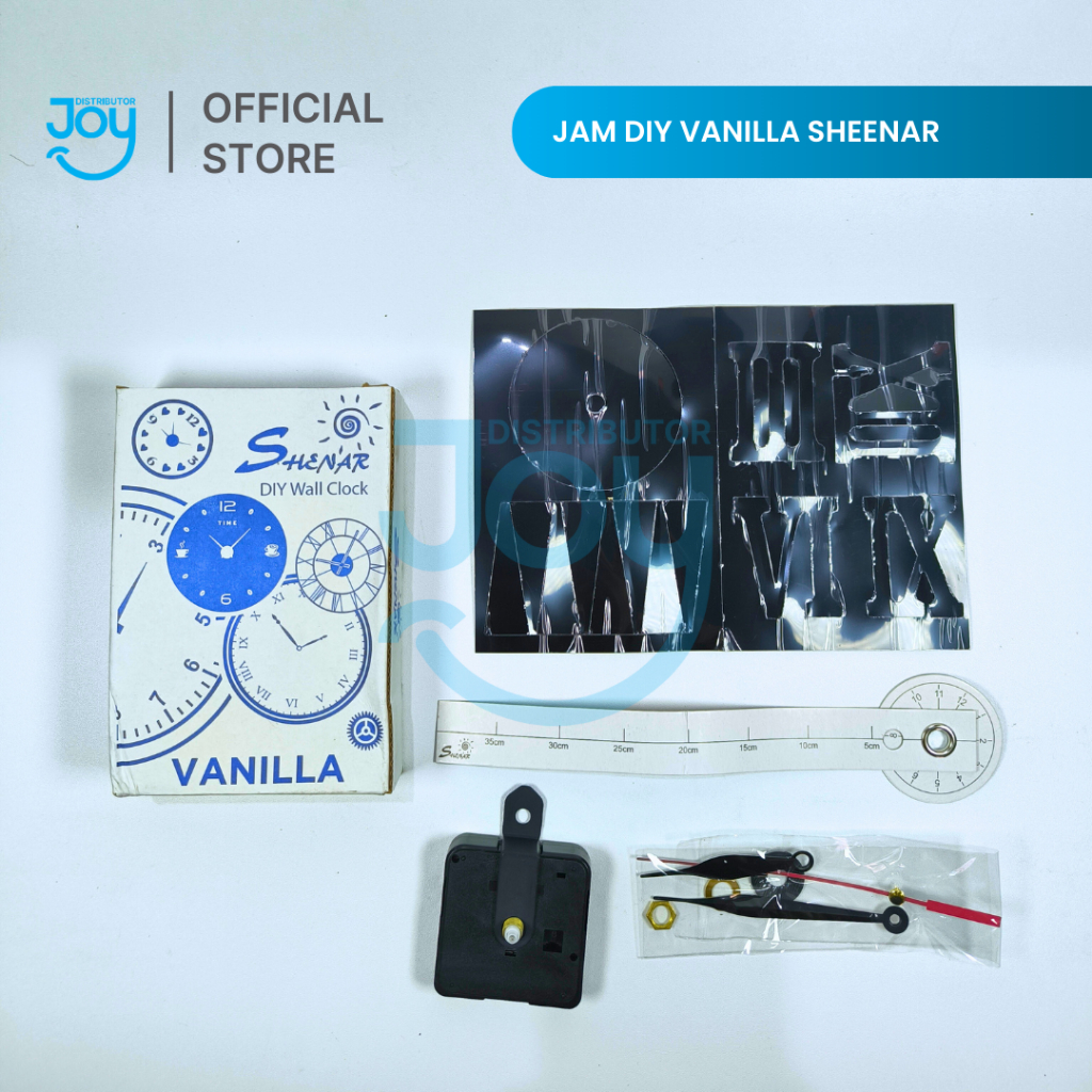 Jual (JOY) JAM DINDING DIY 3D TEMPEL TEMBOK BESAR ANGKA HIASAN JUMBO RAKSASA VOL1 - VANILLA ...