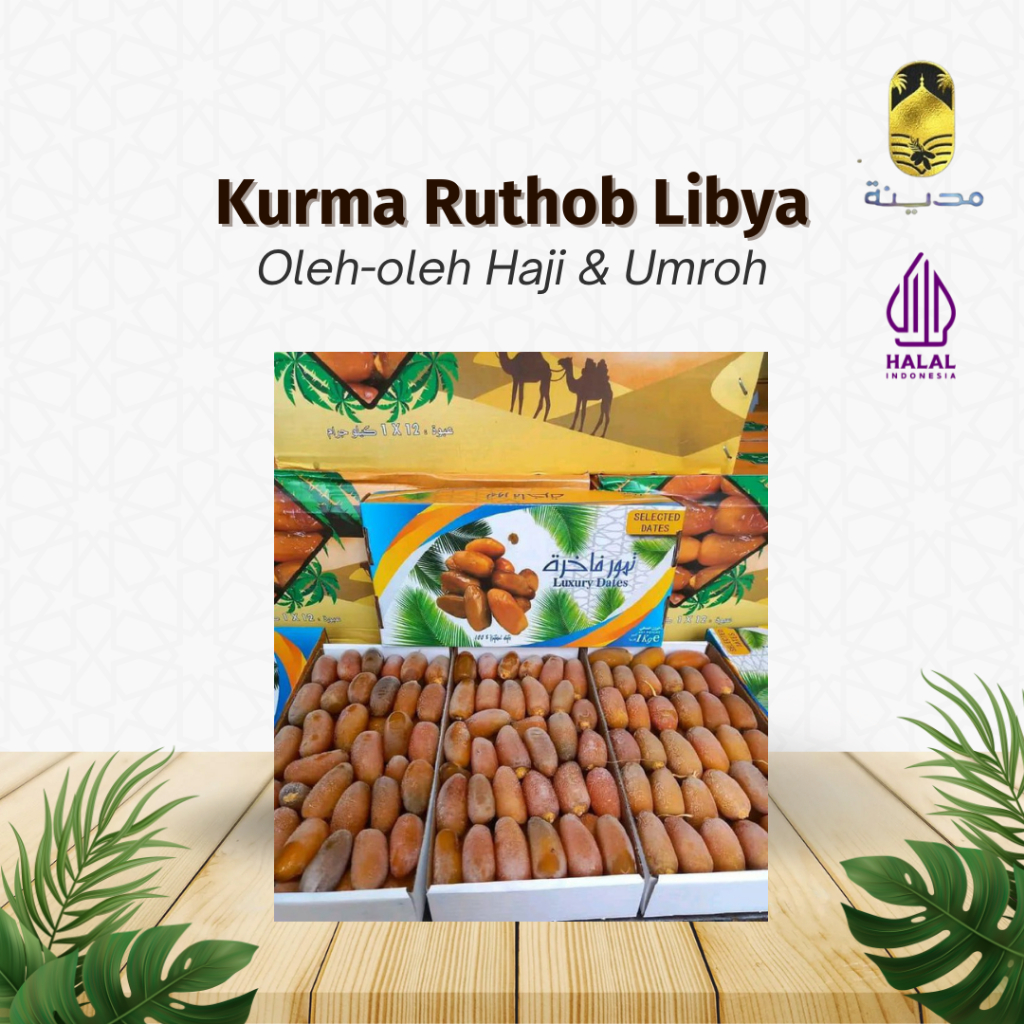 Jual Luxury Dates KURMA RUTHOB Kardus 1 kg KEMASAN PREMIUM & ORIGINAL ...