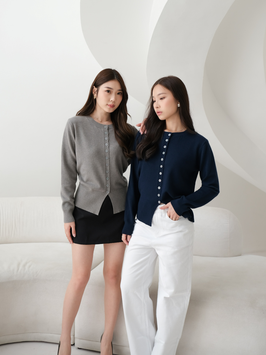 Jual Kiyorawears - Aira Knit Cardigan / Premium Knit Sweater / Cardigan Wanita / Cardigan Rajut ...