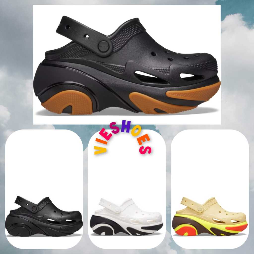 Jual Crocs Bubble Crush Unisex Clog | Shopee Indonesia