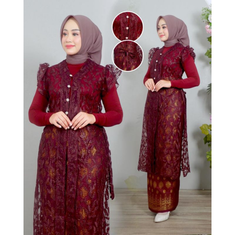 Jual Alicya Kebaya | Setelan Outer Mahalina | Setelan Masakini | Kebaya ...