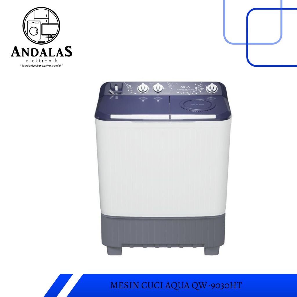 Jual MESIN CUCI AQUA QW-9030HT 2 TABUNG 9 KG QW 9030 HT | Shopee Indonesia