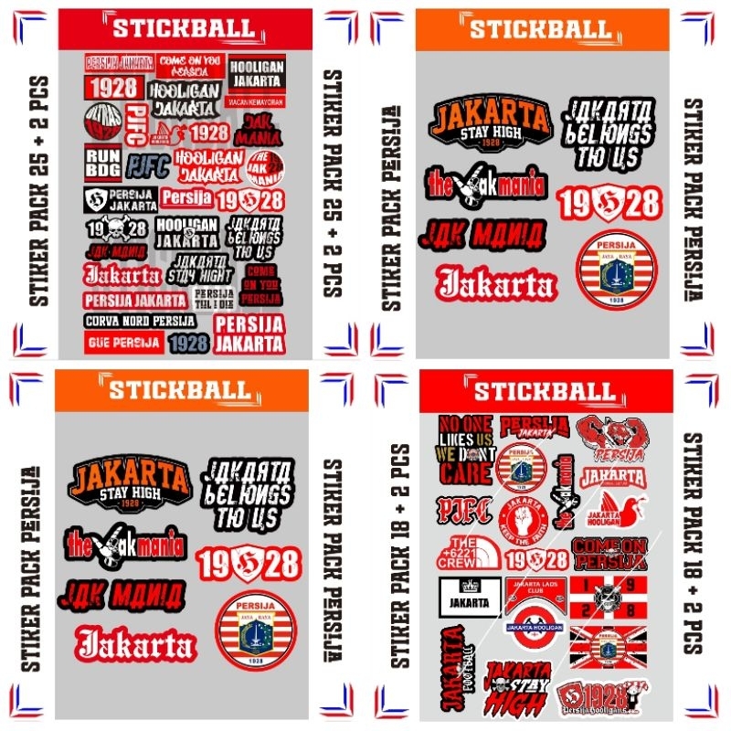Jual STICKER PERSIJA JAKARTA THEJAK MANIA 1928 CURVA NORD PERSIJA ...