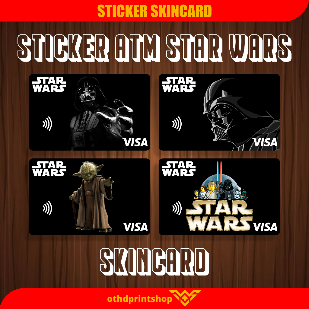 Jual Stiker Kartu Atm Sticker Skincard Garskin Star Wars Special ...