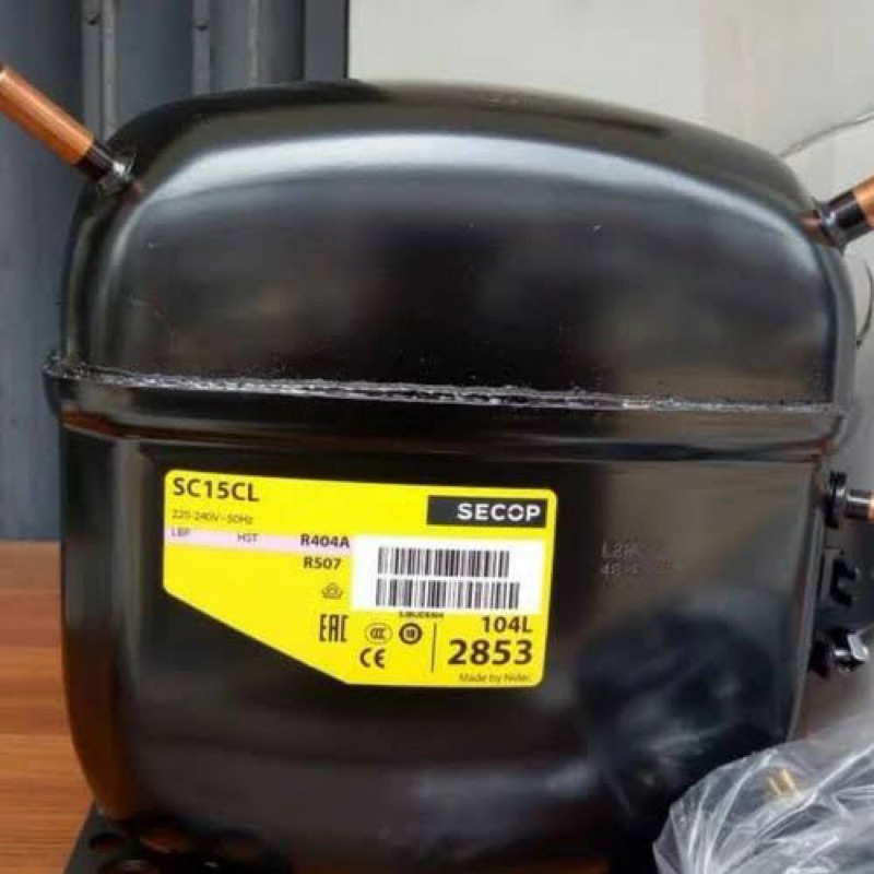 Jual KOMPRESOR SECOP SC15CL | KOMPRESOR FREEZER/KULKAS 1/2PK R404 ...
