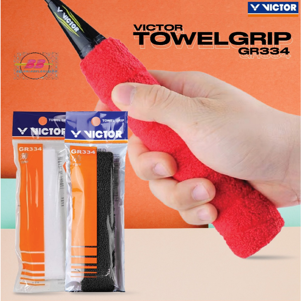 Jual Towel Grip Handuk Raket Badminton Victor GR-334 / GR334 ORIGINAL ...