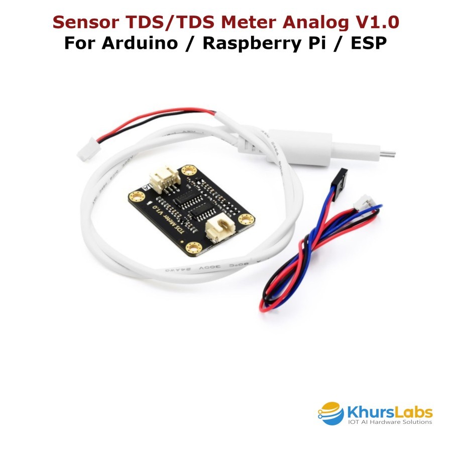 Jual Analog TDS Sensor Meter Pengukur Kwalitas Air Nutrisi Air Pada Hidroponik For Arduino ESP ...