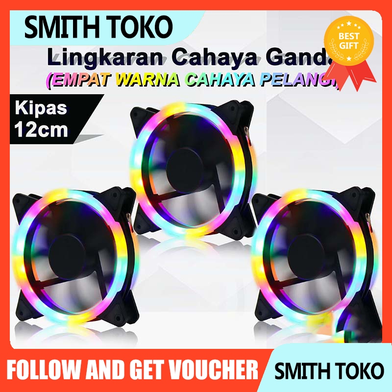 Jual （COD）QQ— FAN RGB RX7 12CM / FAN CHASING RGB / FAN CASING 12CM FULL ...