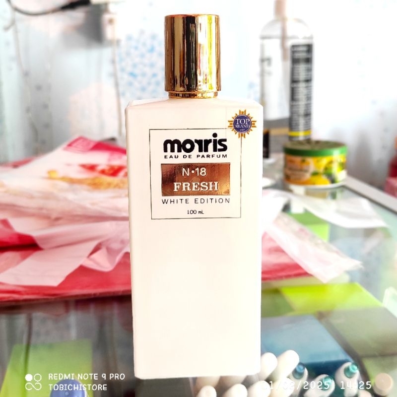 Jual Morris Eau de Parfum N-18 Fresh White Edition 100ml Parfum Wanita ...