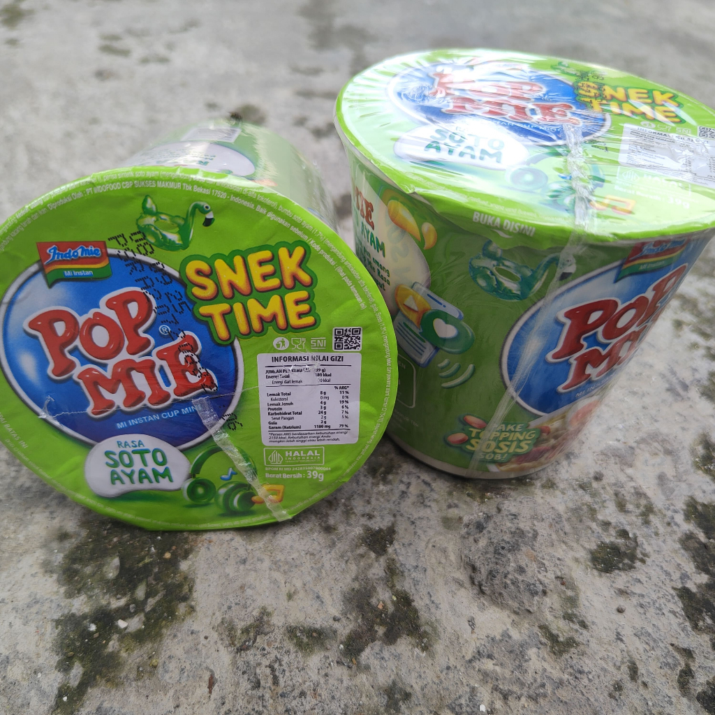 Jual POP MIE MINI SNEK TIME RASA SOTO AYAM - 39 GR | Shopee Indonesia