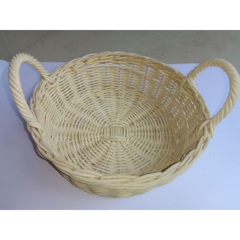 Jual Hampers Rotan Halus Keranjang Hadiah dengan pegangan gagang handle ...