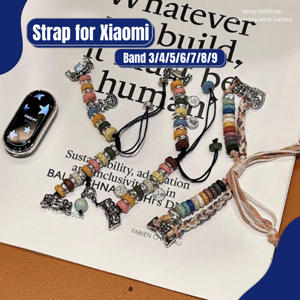Jual Volcano Stone Strap for Xiaomi Mi Band 3 4 5 6 7 8 9 | Shopee ...