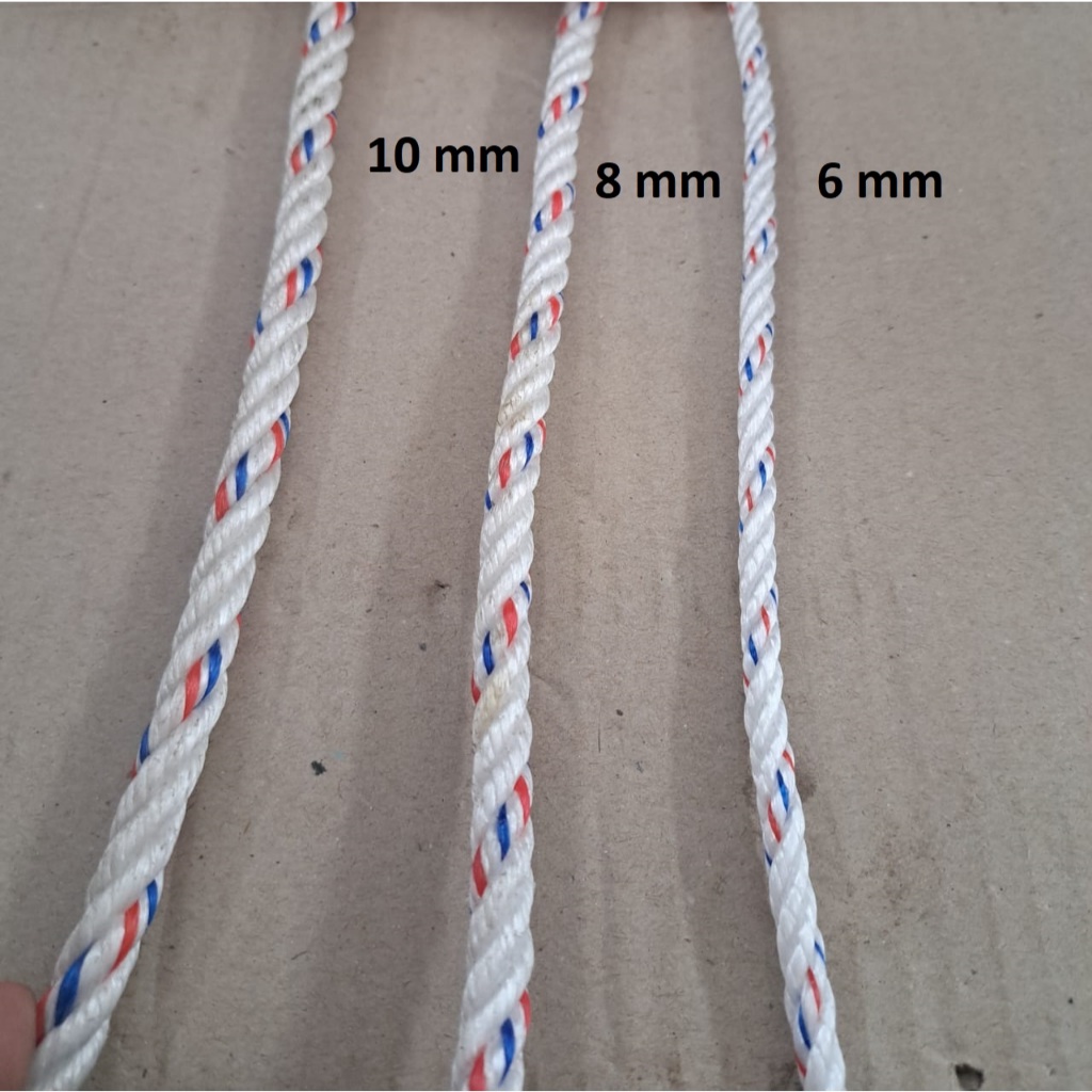 Jual Tambang ppd Ukuran 6mm 8mm 10mm | Shopee Indonesia