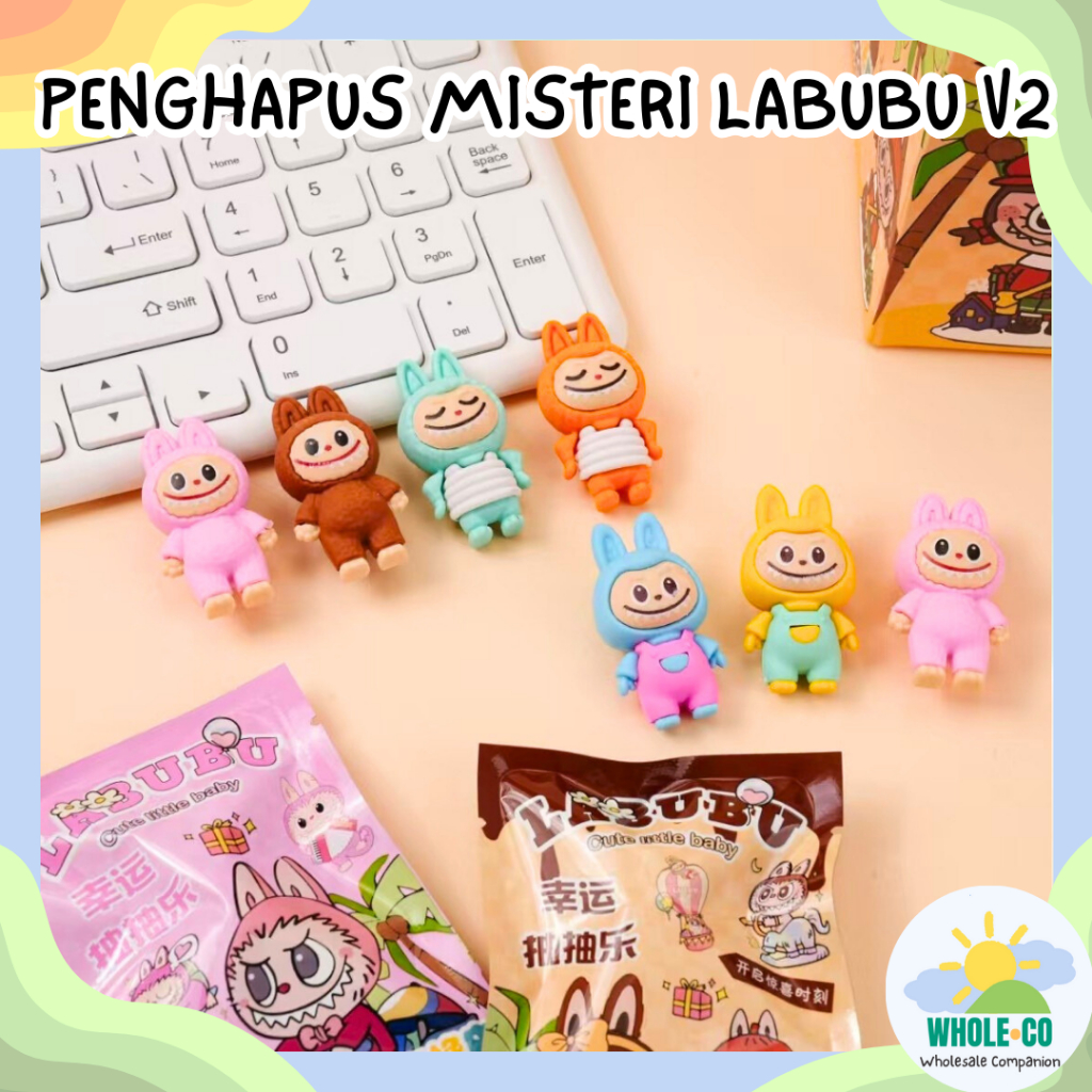 Jual Penghapus Misteri Labubu Versi 2 Premium The Monsters V2 Blind Box ...