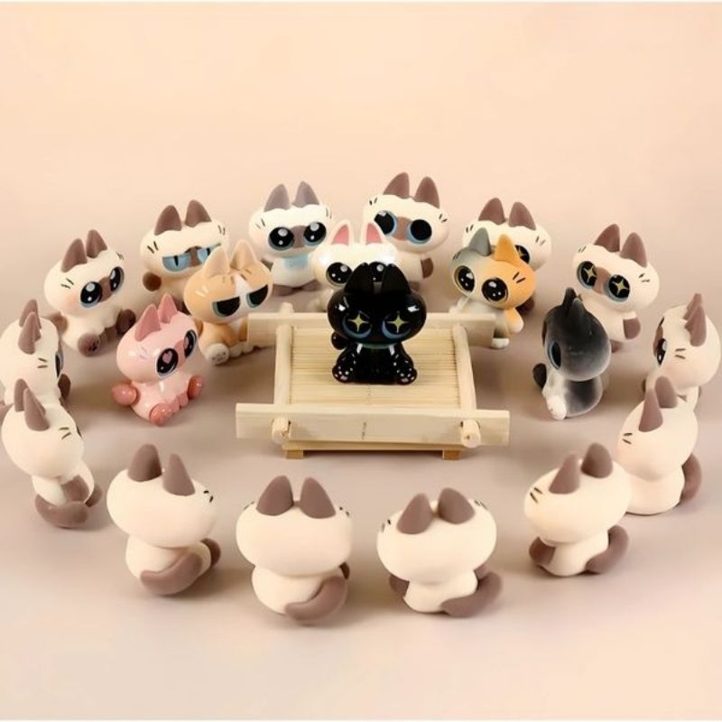 Jual Siamese Azukisan Cat - Moe Azukisan Ver.1 Bean Series BlindBox ...